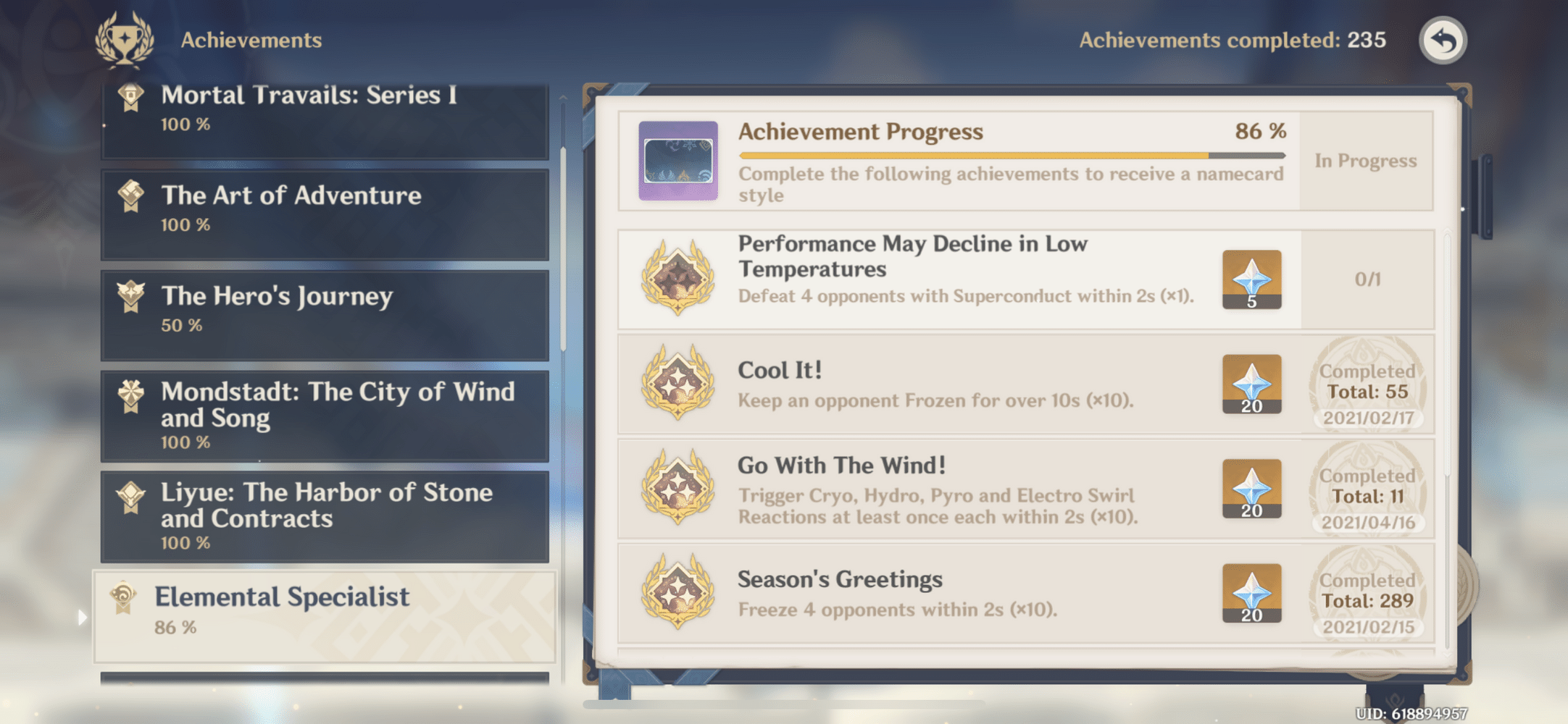 Superconduct Achievement??? Genshin Impact | HoYoLAB