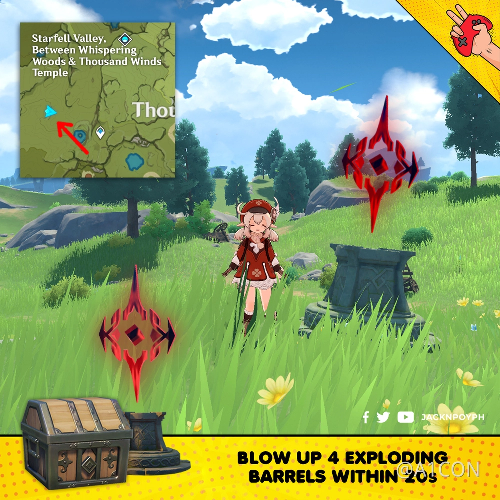 All Time-Trial Challenges in Mondstadt Genshin Impact | HoYoLAB