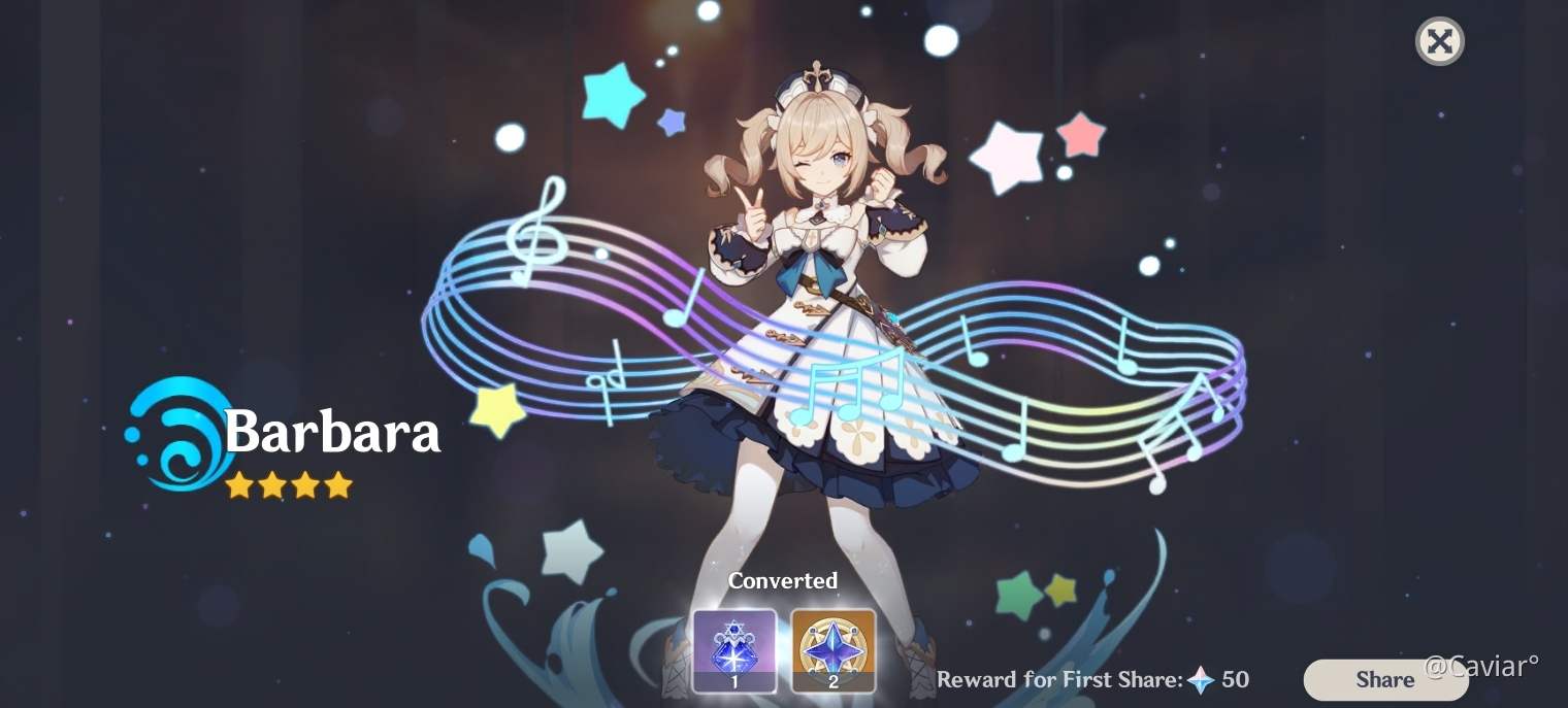 5* BARBARA'S BANNER | Genshin Impact | HoYoLAB