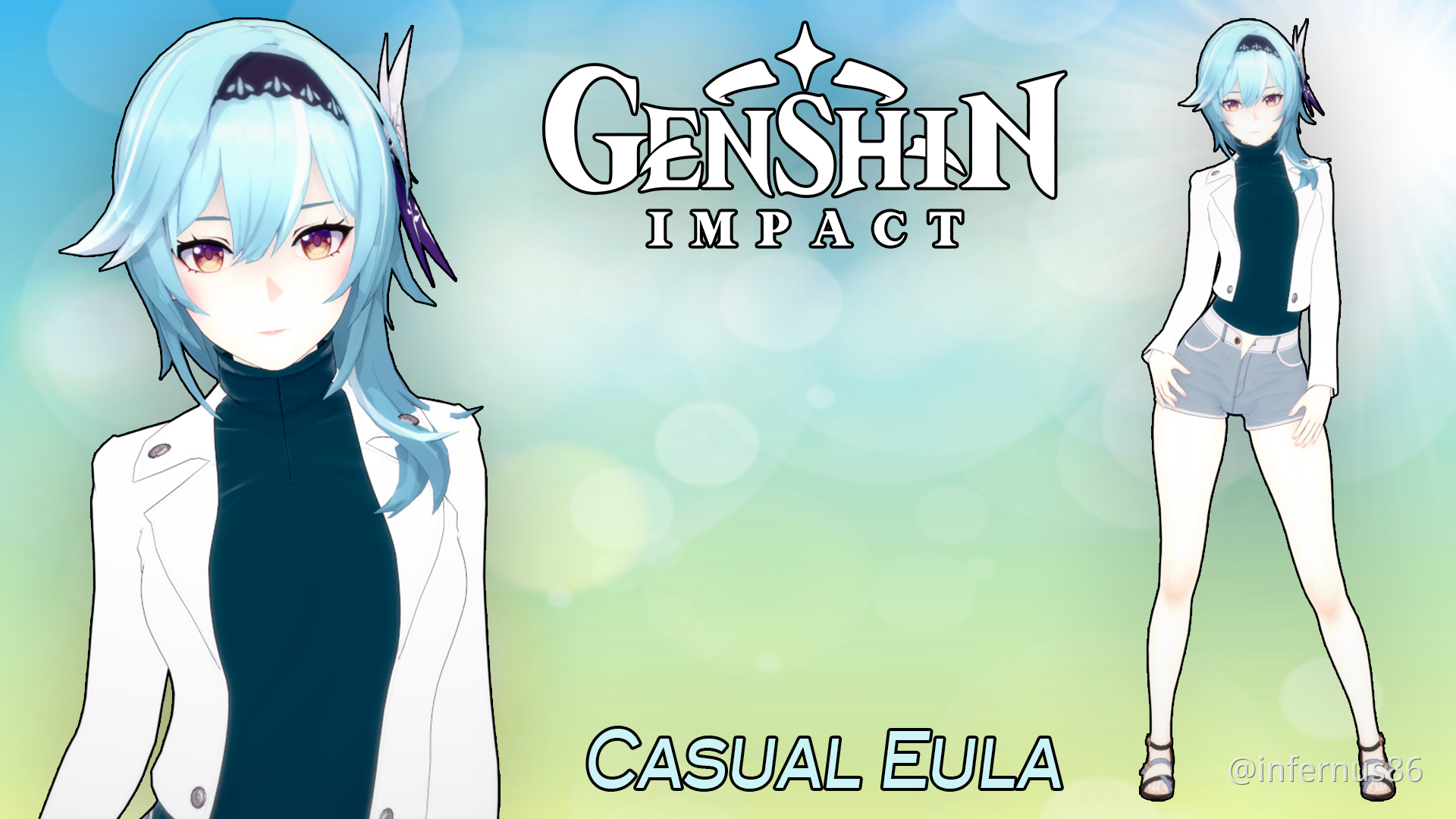 Casual Eula 💙 Genshin Impact | HoYoLAB