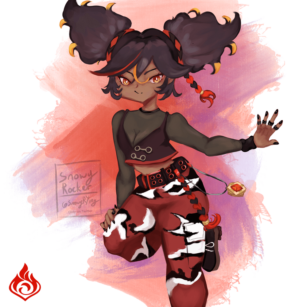 Xinyan artwork #2! Genshin Impact | HoYoLAB