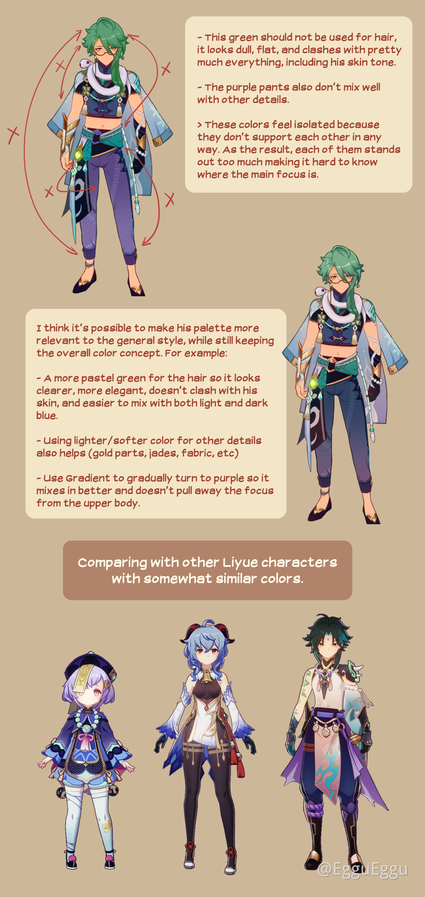 Please reconsider Baizhu's color scheme? Genshin Impact | HoYoLAB