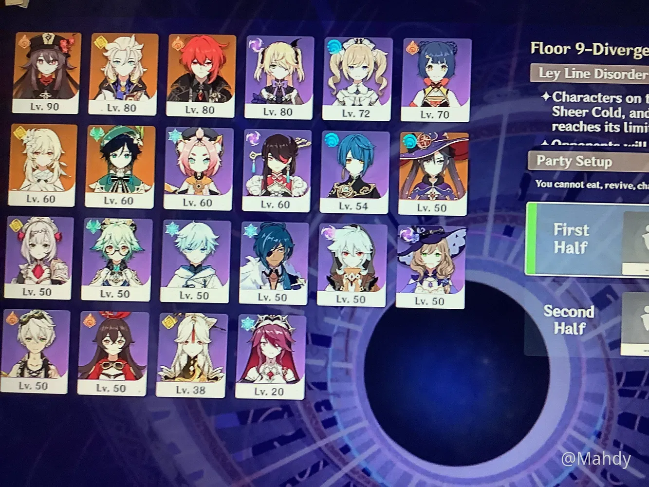 New abyssal moon spire(?) floor 9+ help Genshin Impact | HoYoLAB