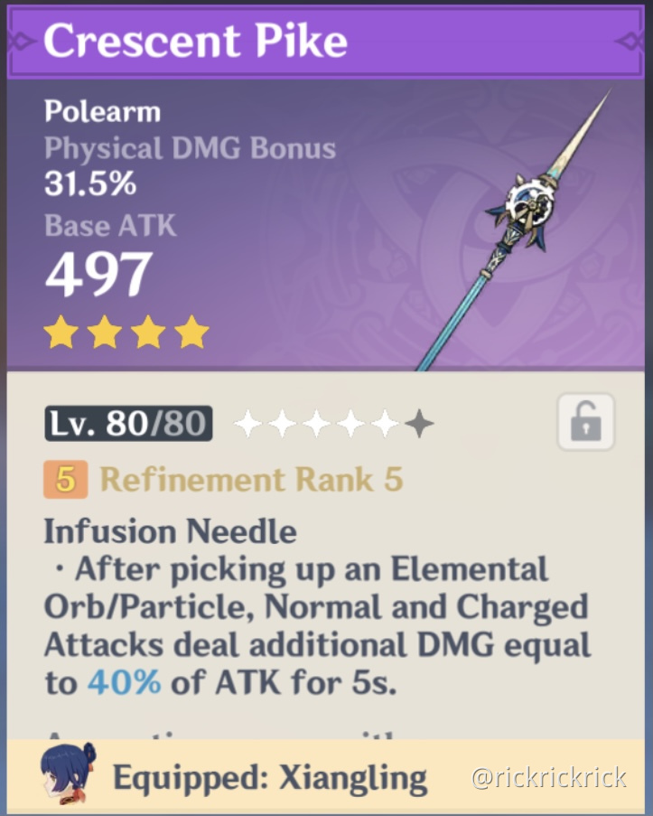 Finally managed to R5 Crescent Pike Genshin Impact | HoYoLAB