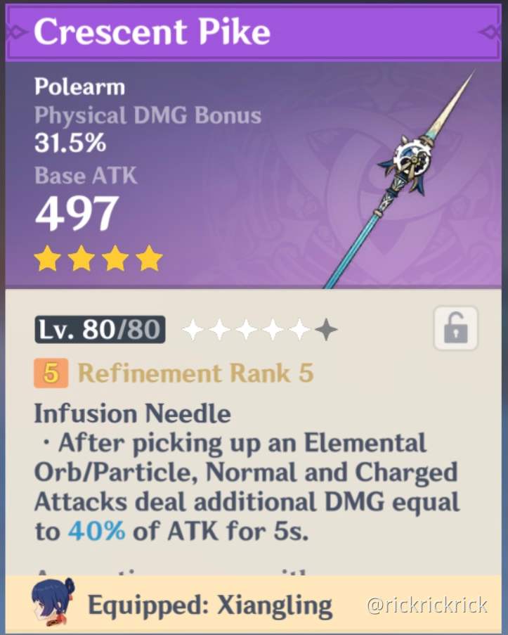 Finally managed to R5 Crescent Pike Genshin Impact | HoYoLAB