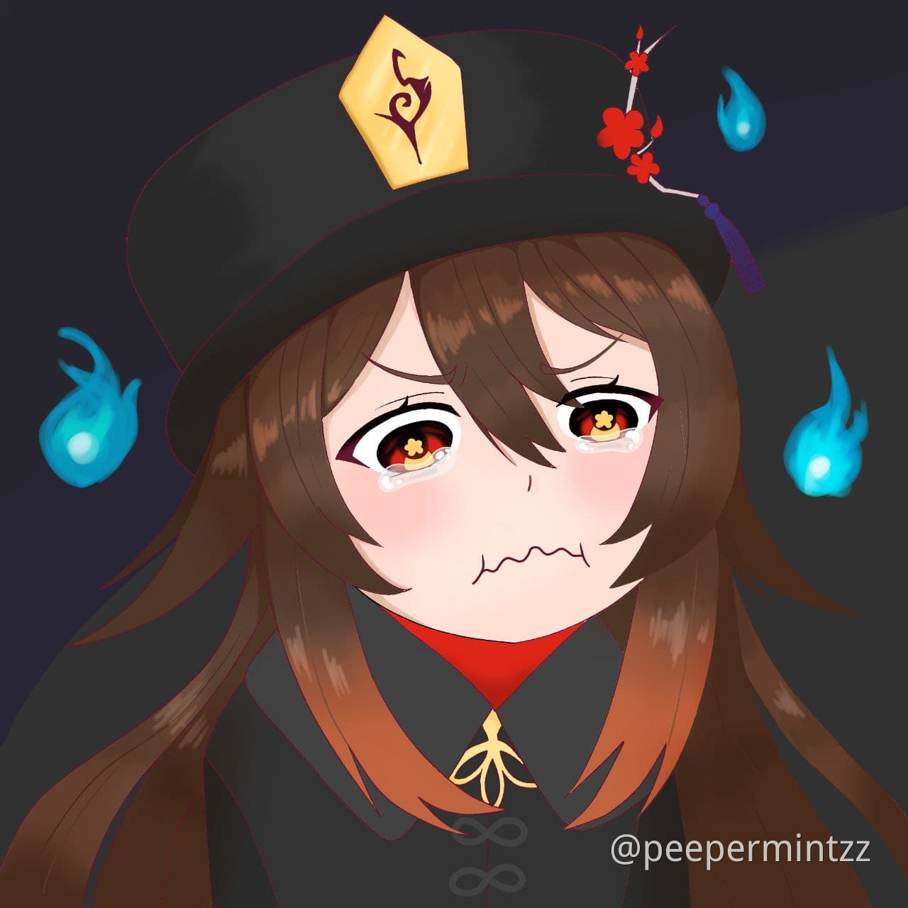 hutao pout face Genshin Impact | HoYoLAB