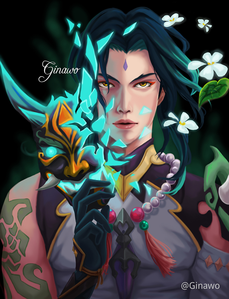 Portrait of Xiao Genshin Impact | HoYoLAB