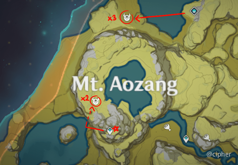 [Guide] Quick Geovishap Farming Route - 18 Geovishaps Genshin Impact ...