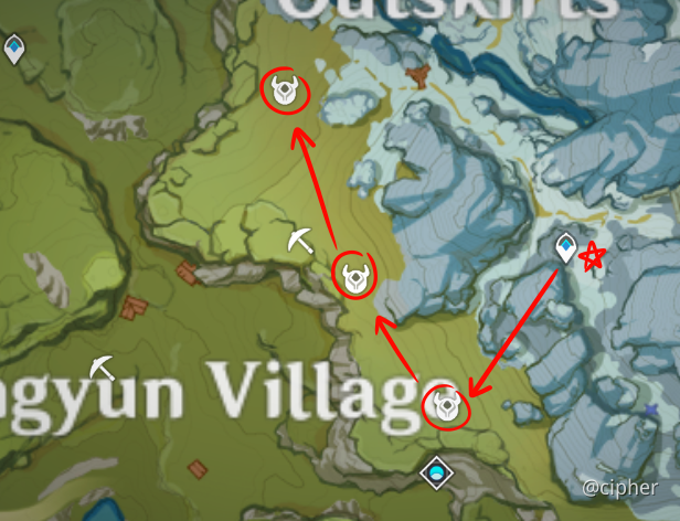 [Guide] Quick Geovishap Farming Route - 18 Geovishaps Genshin Impact ...