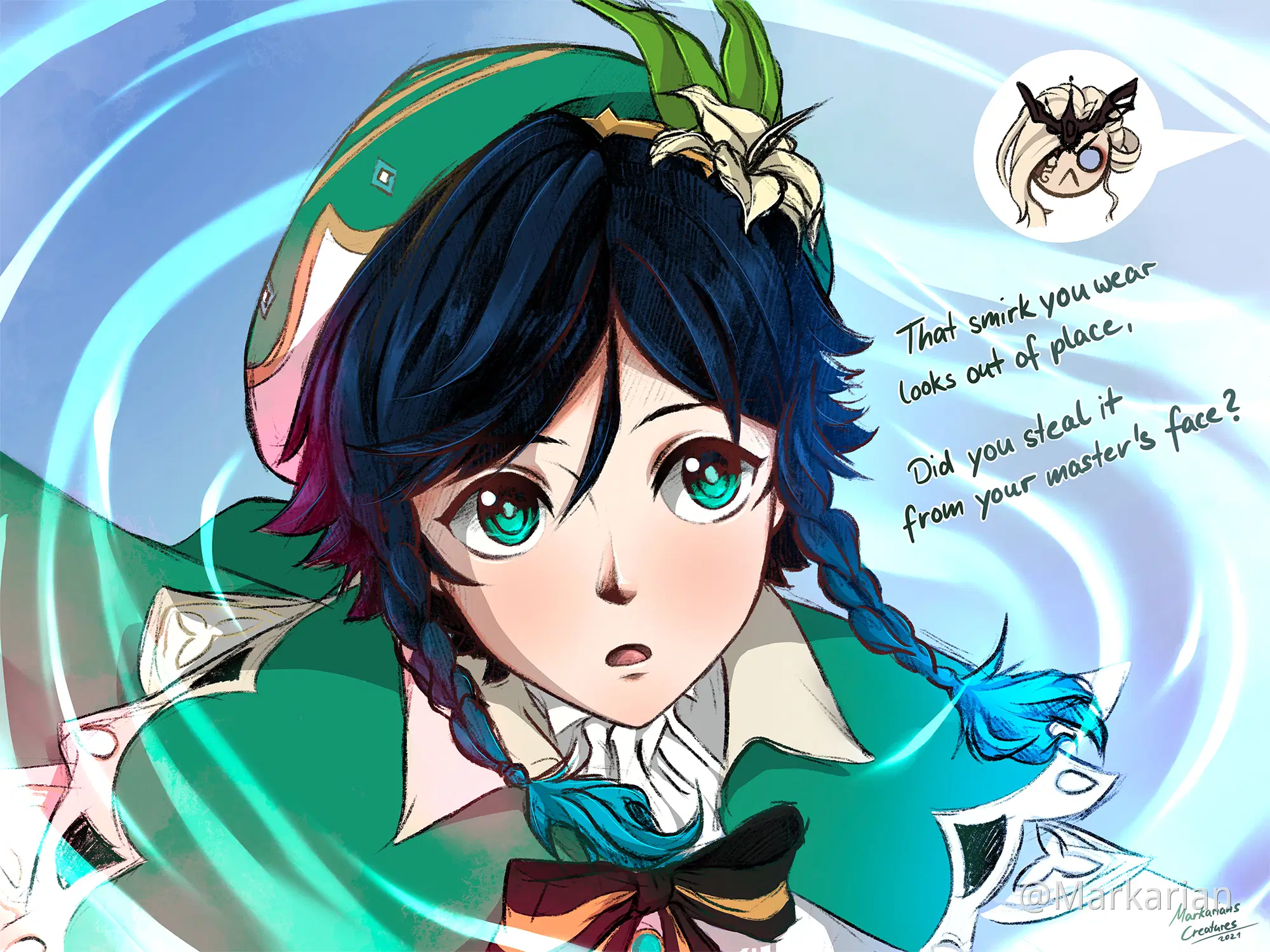 Venti roasting La Signora Genshin Impact | HoYoLAB