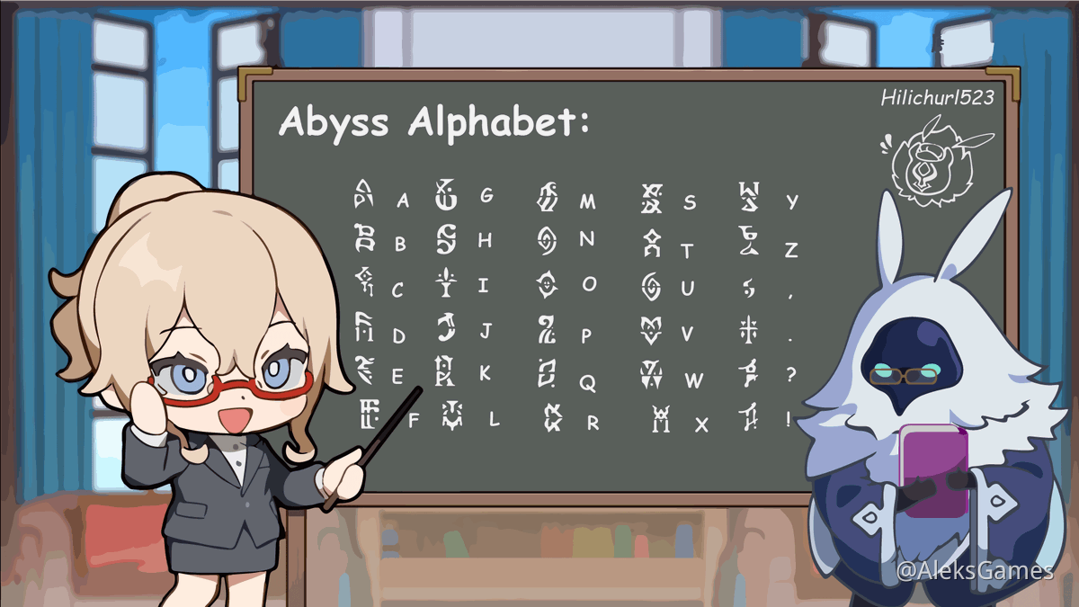 Abyss Alphabet Genshin Impact | HoYoLAB