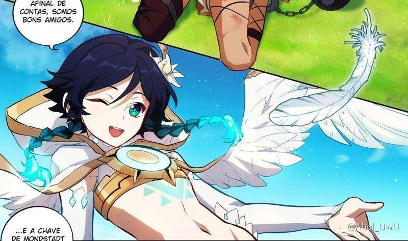 when MiHoyo adds the character skins to the game I just hope they put on venti with the manga ...