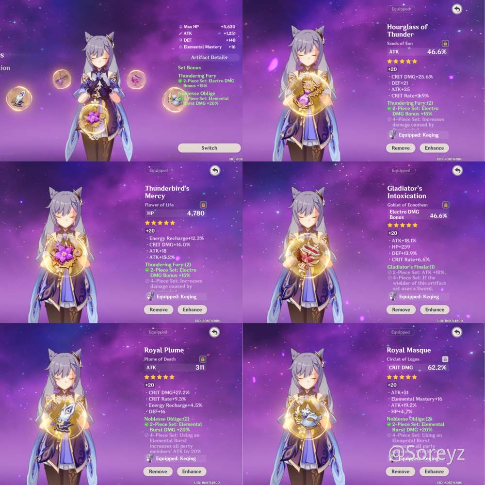 Keqing burst showcase | Genshin Impact | HoYoLAB