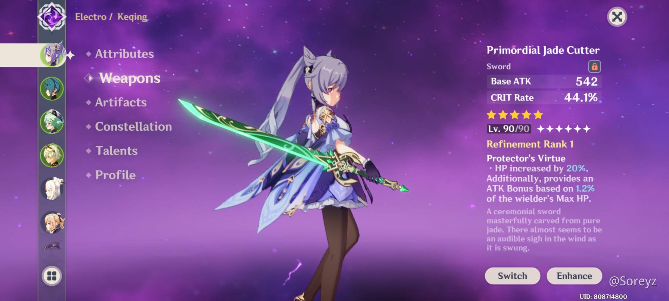 Keqing burst showcase | Genshin Impact | HoYoLAB