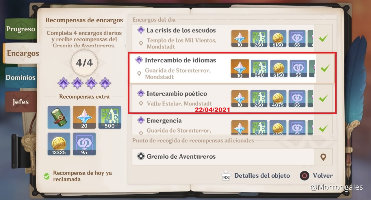 Las dos misiones de Ella Musk en un mismo día (editado) Genshin Impact ...