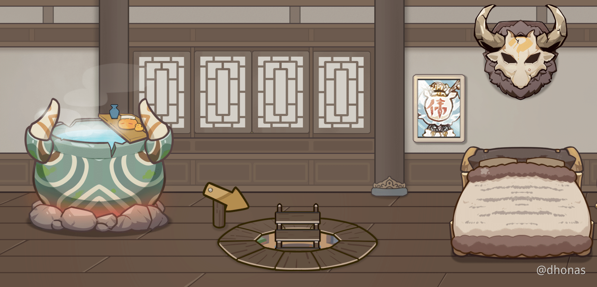 minha decoração no evento Genshin Impact | HoYoLAB