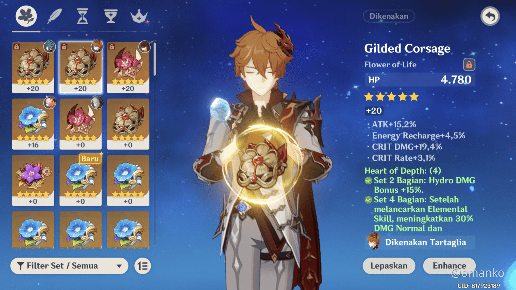 Fufu childe F2p aku blm waktunya menjadi lbh baik :( Genshin Impact ...