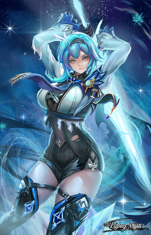 I draw Eula Genshin Impact | HoYoLAB