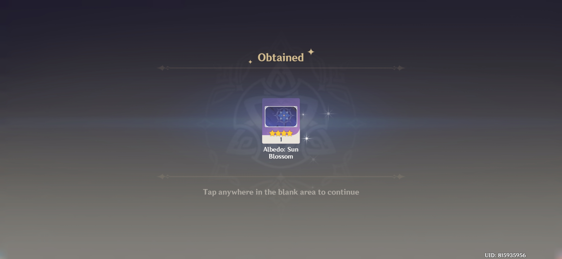 Albedo namecard Genshin Impact | HoYoLAB