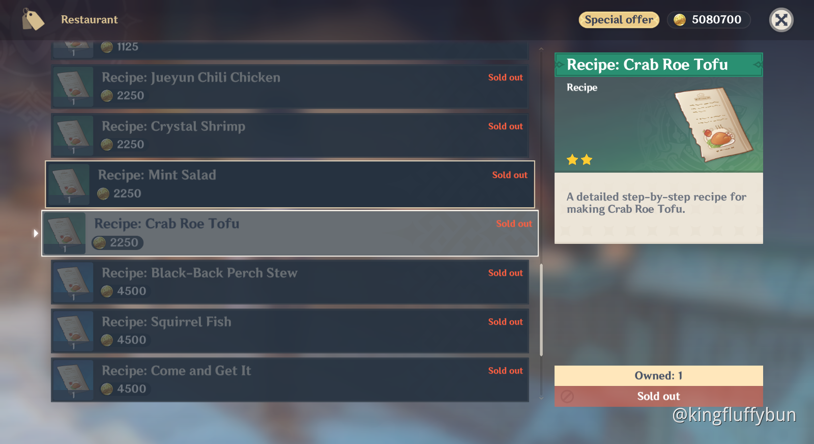 1.5 New Recipes Genshin Impact | HoYoLAB