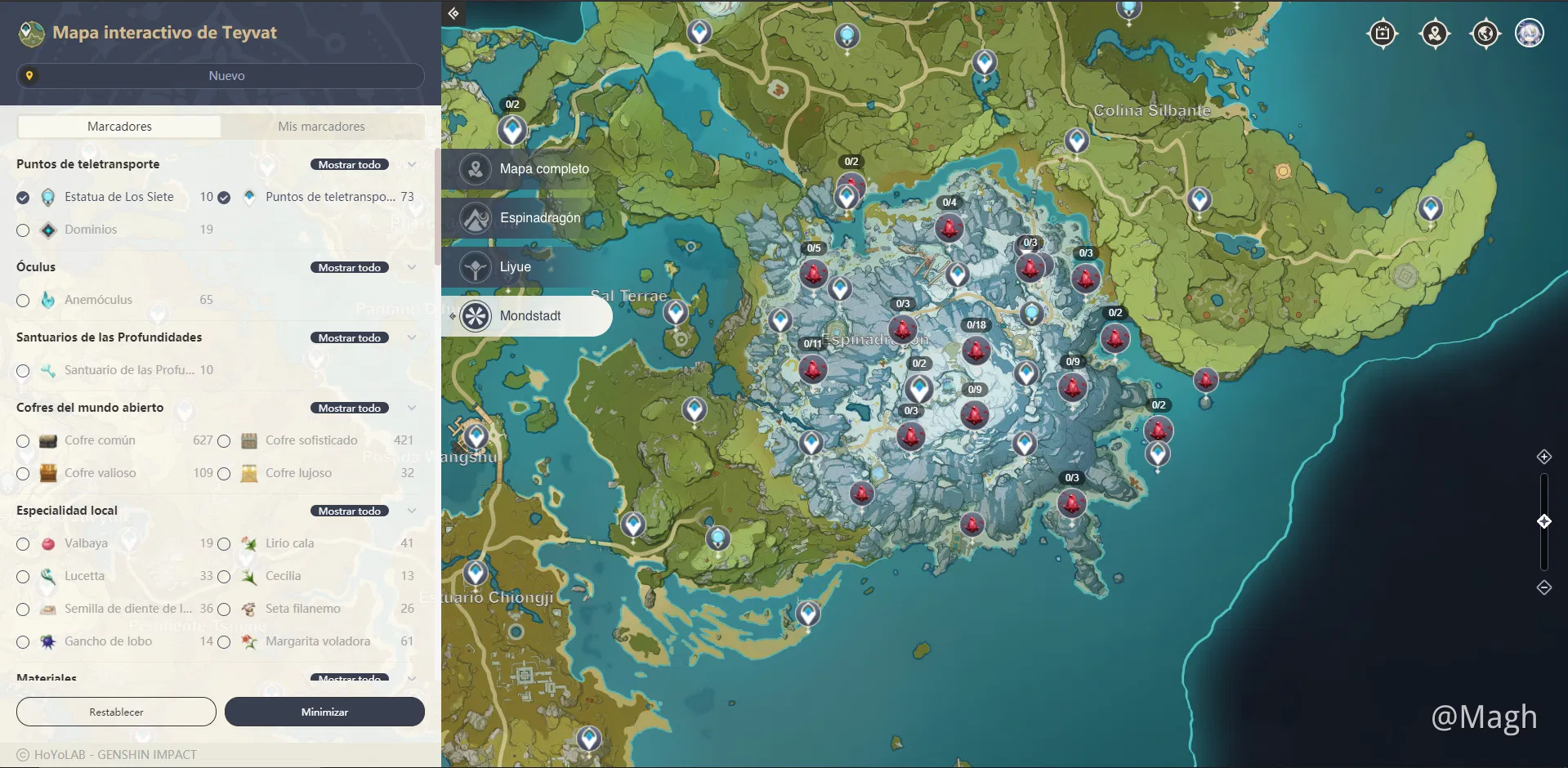 Me encanta el nuevo mapa Interactivo de Teyvat :D Genshin Impact | HoYoLAB