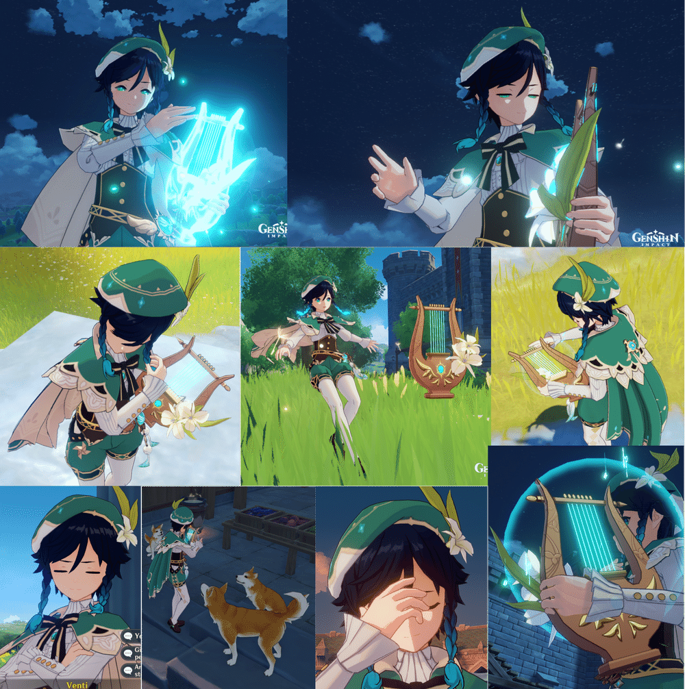 Venti reference for art Genshin Impact | HoYoLAB