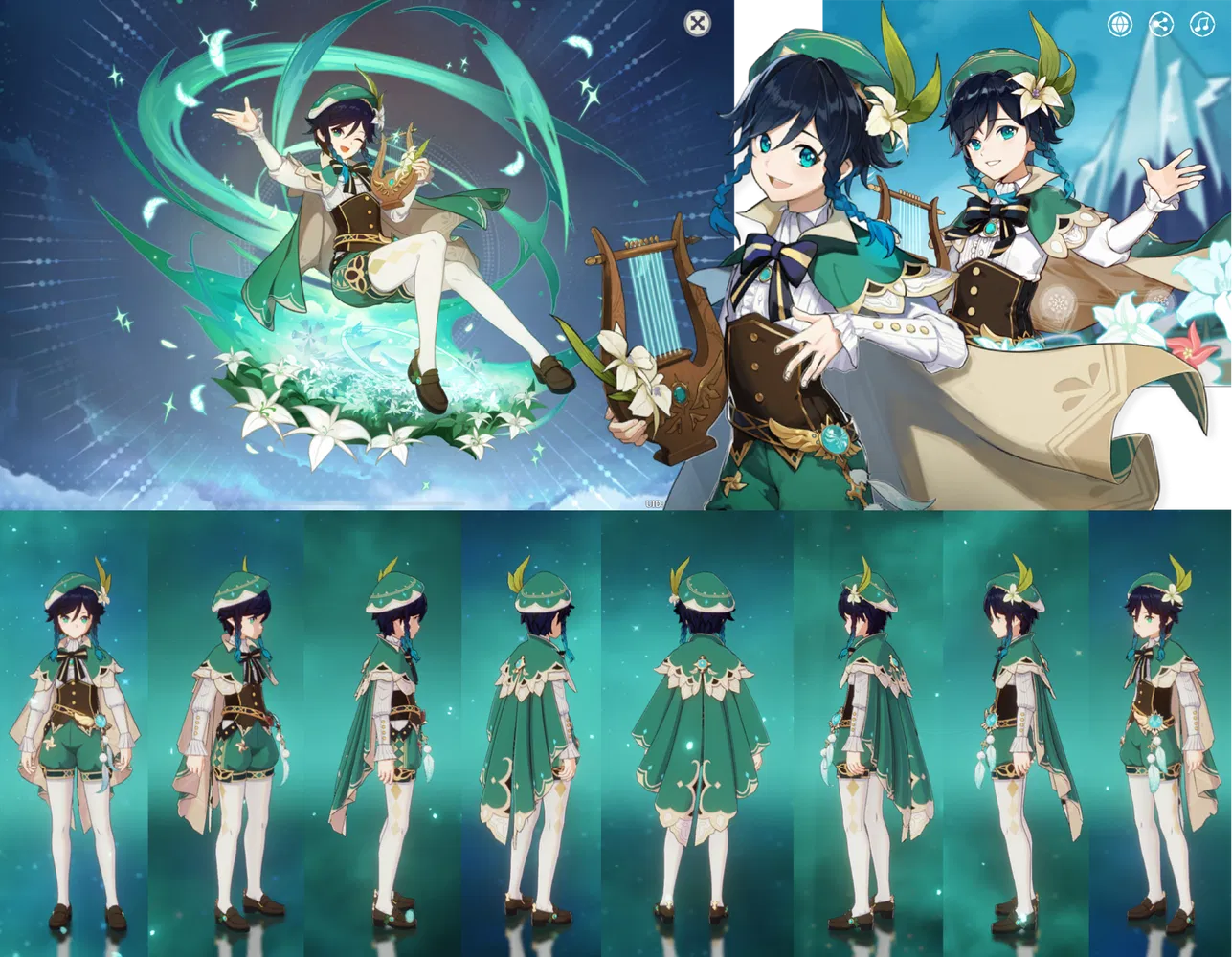 Venti reference for art Genshin Impact | HoYoLAB