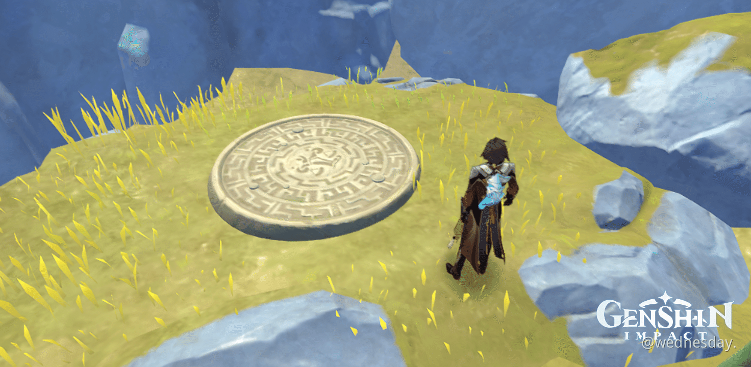 Been roaming around liyue and saw this. Common treasure, geo sigil ...