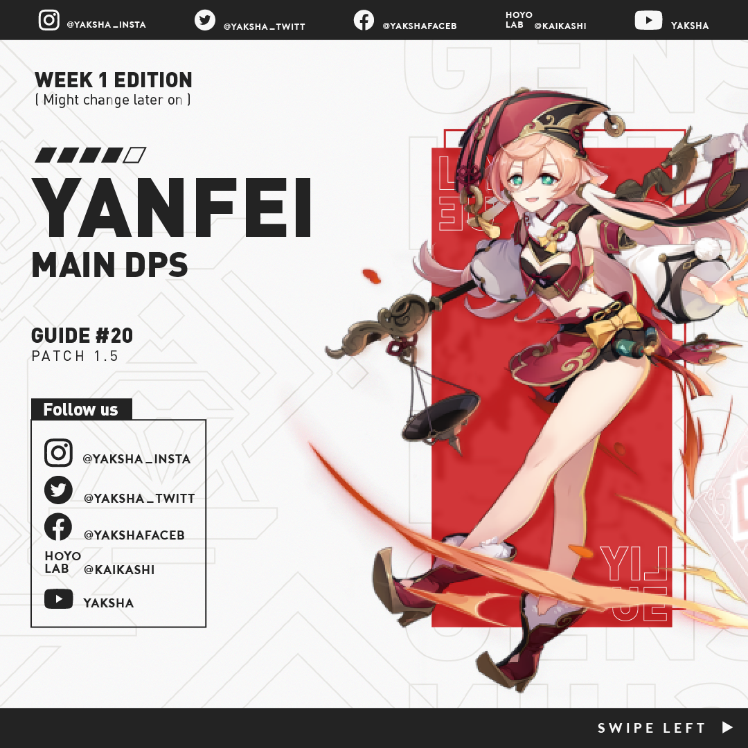 Yanfei Main DPS Guide Genshin Impact | HoYoLAB