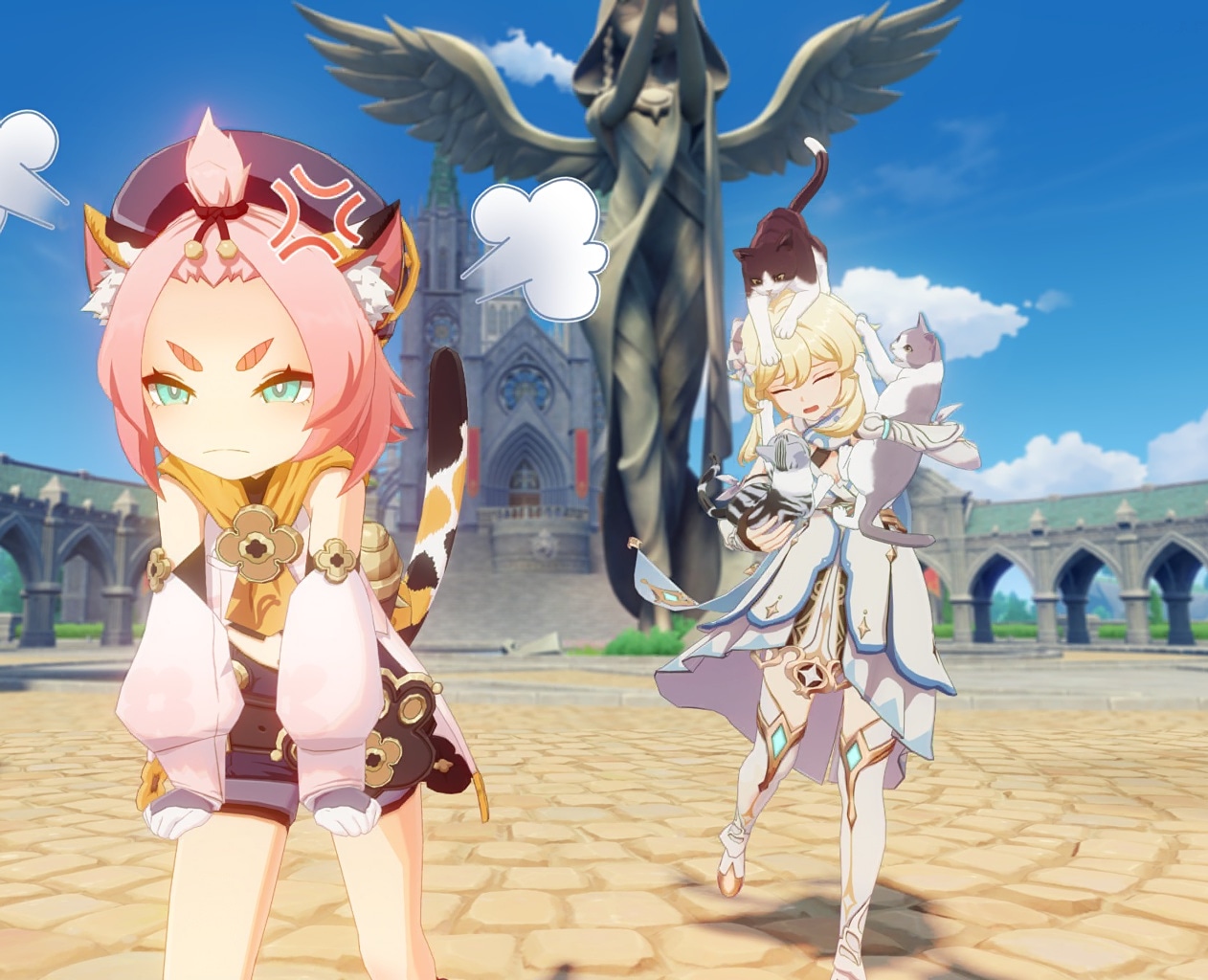 Diona looks angry Genshin Impact | HoYoLAB