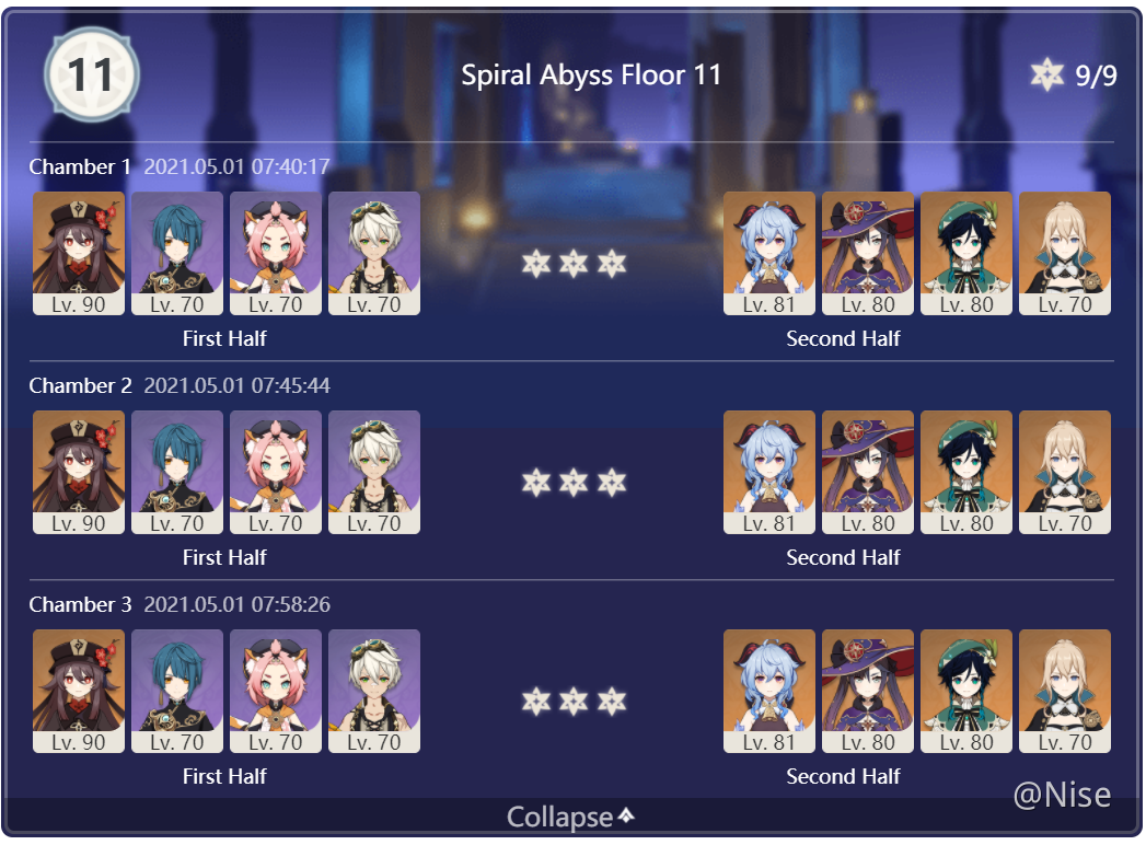 New Abyss Full Star Clear + Tips Genshin Impact | HoYoLAB