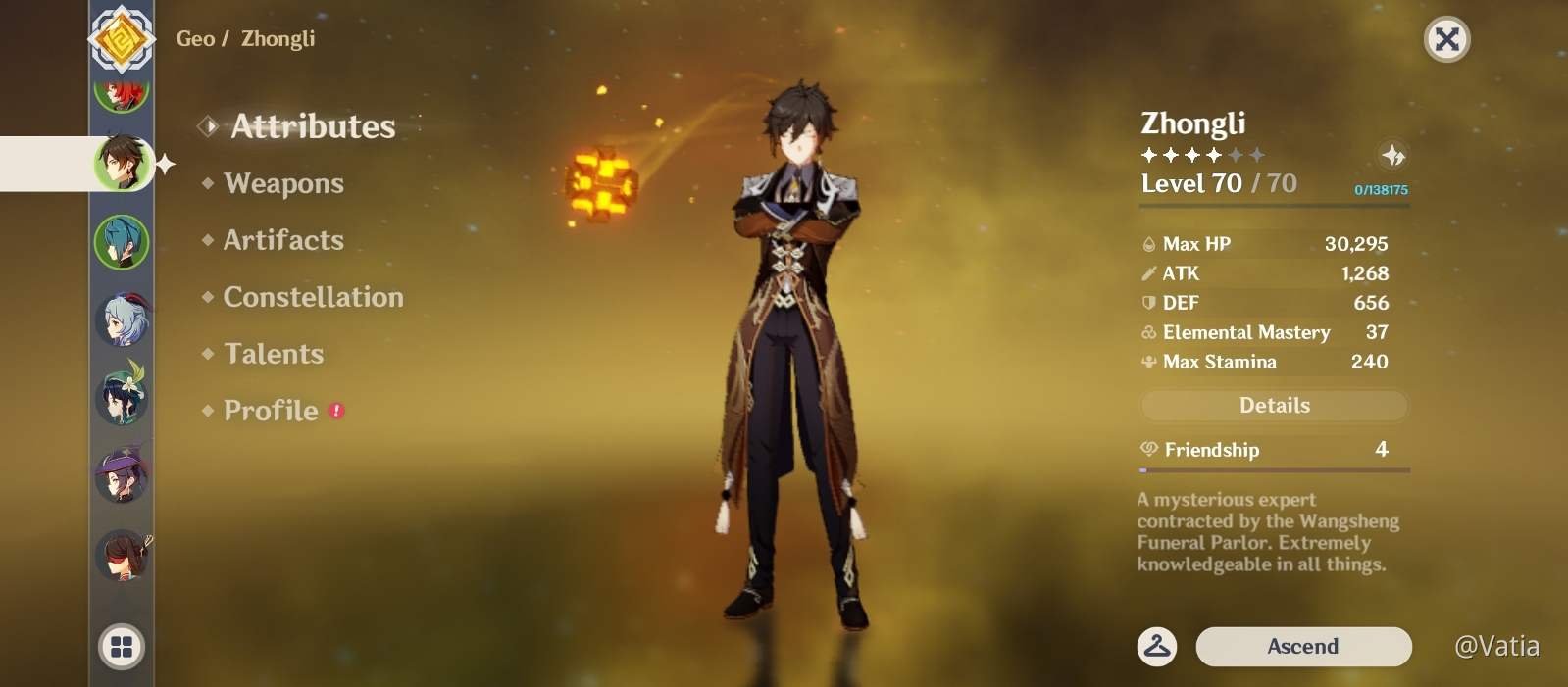 (Zhongli burst damage comparison) 2pc Archaic petra-2pc Noblesse vs 4pc ...