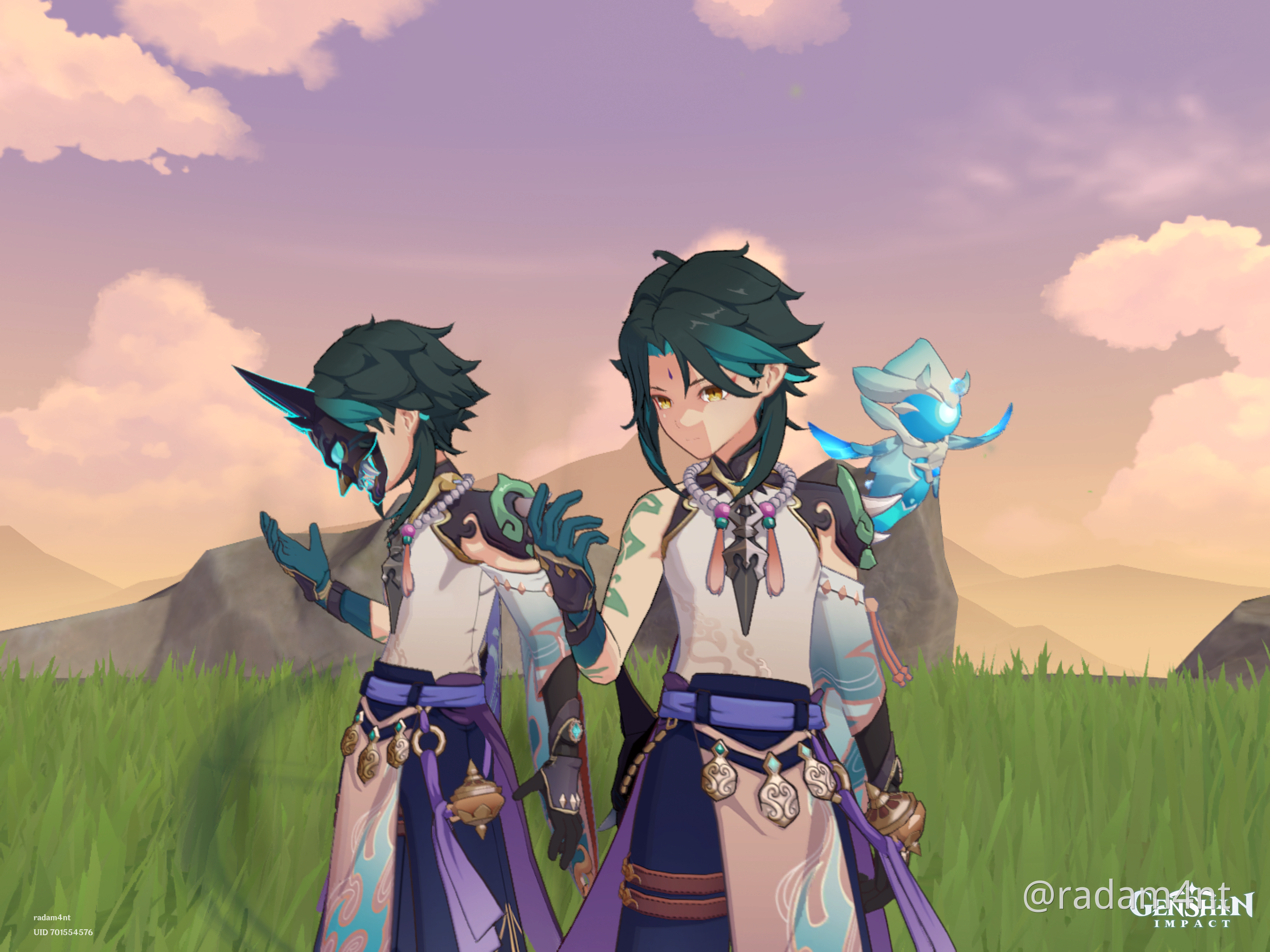 Xiao and his "shadow" Genshin Impact | HoYoLAB