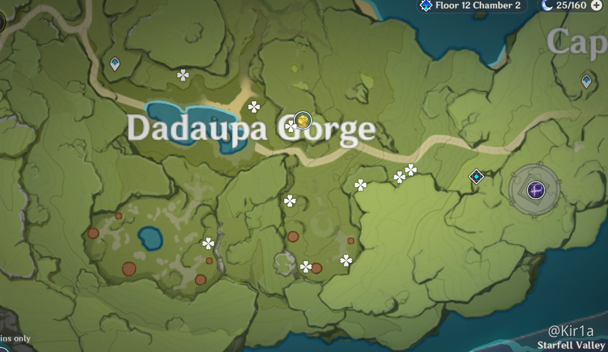 Cuihua location (look for trees with fruit) Genshin Impact | HoYoLAB