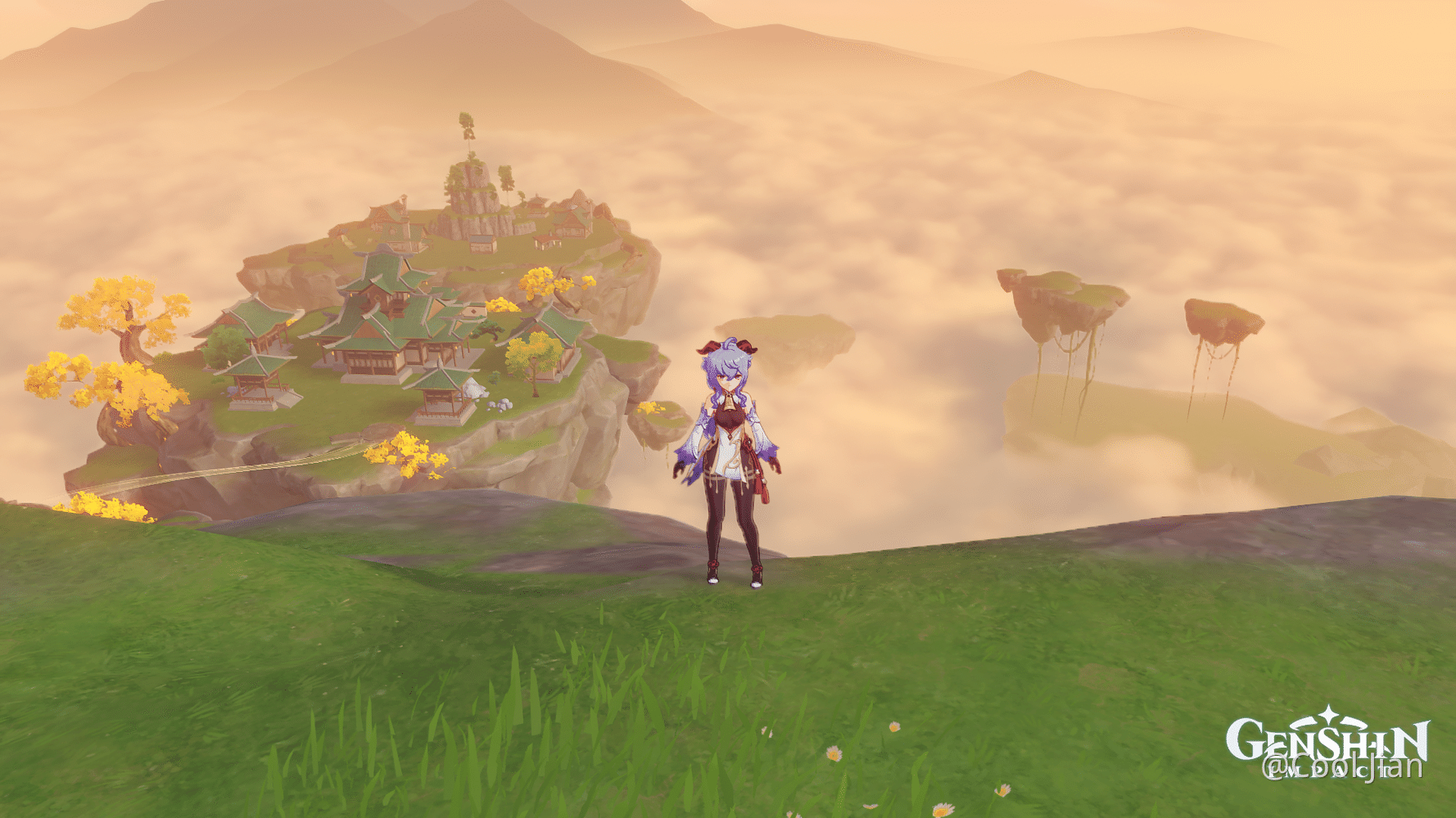 Amazing View of Floating Abode Genshin Impact | HoYoLAB