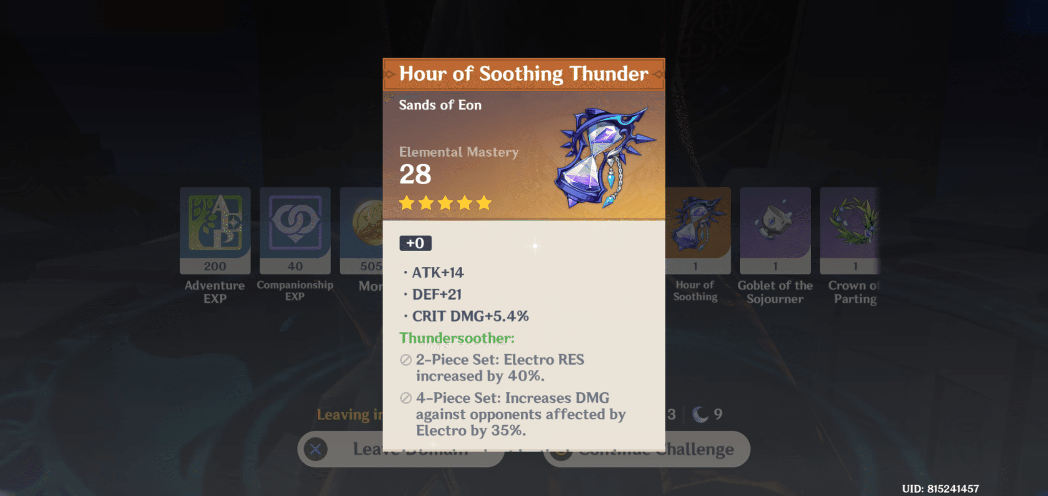 I just wanted ONE good ThunderSoother piece! T-T Genshin Impact | HoYoLAB