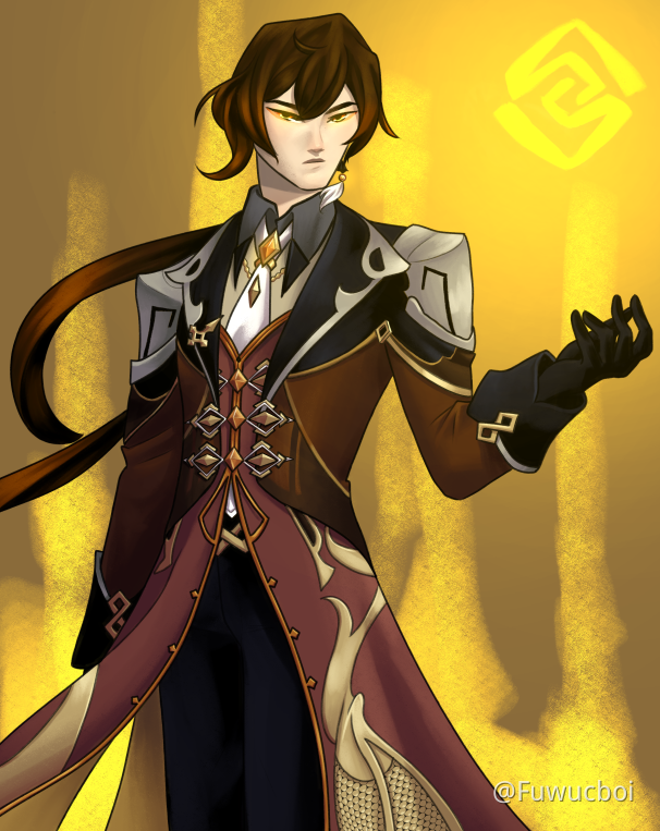 Zhongli came home Genshin Impact | HoYoLAB