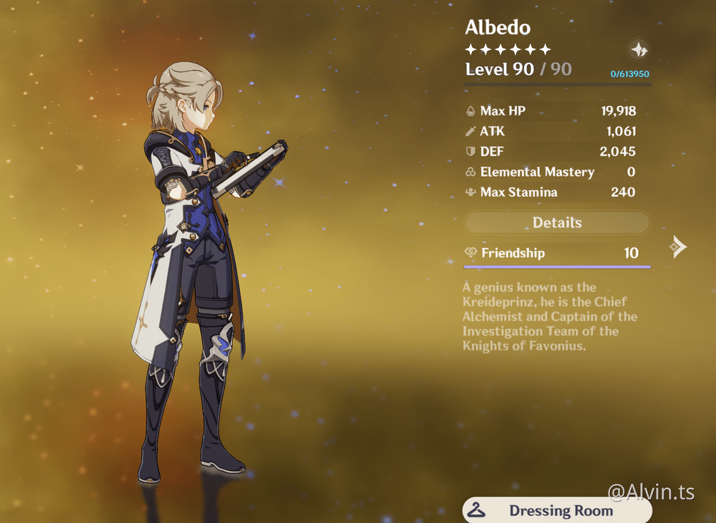 ALBEDO SUB DPS BUILD ( easy too farm but strong for support), BEST FOR ...