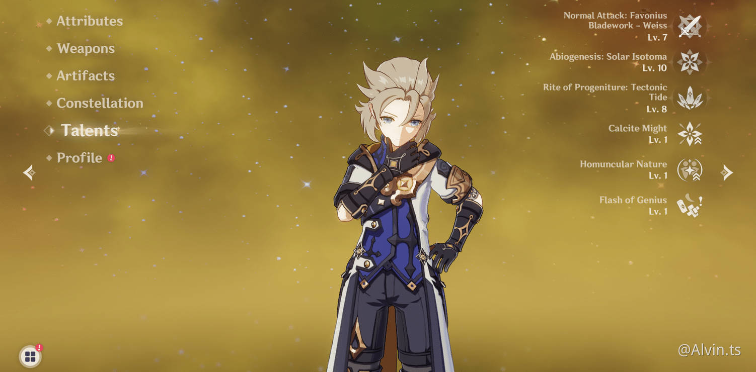 ALBEDO SUB DPS BUILD ( easy too farm but strong for support), BEST FOR ...