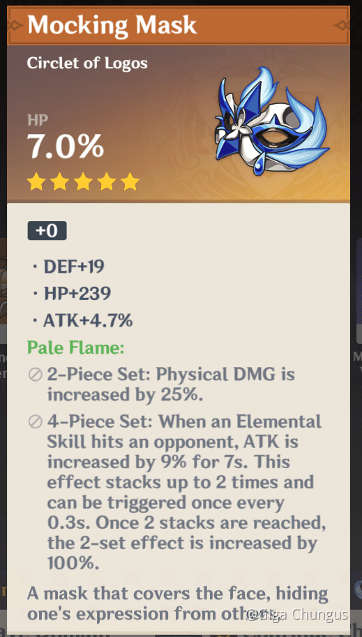 I see it's called the 'Mocking Mask' for a reason. Genshin Impact | HoYoLAB