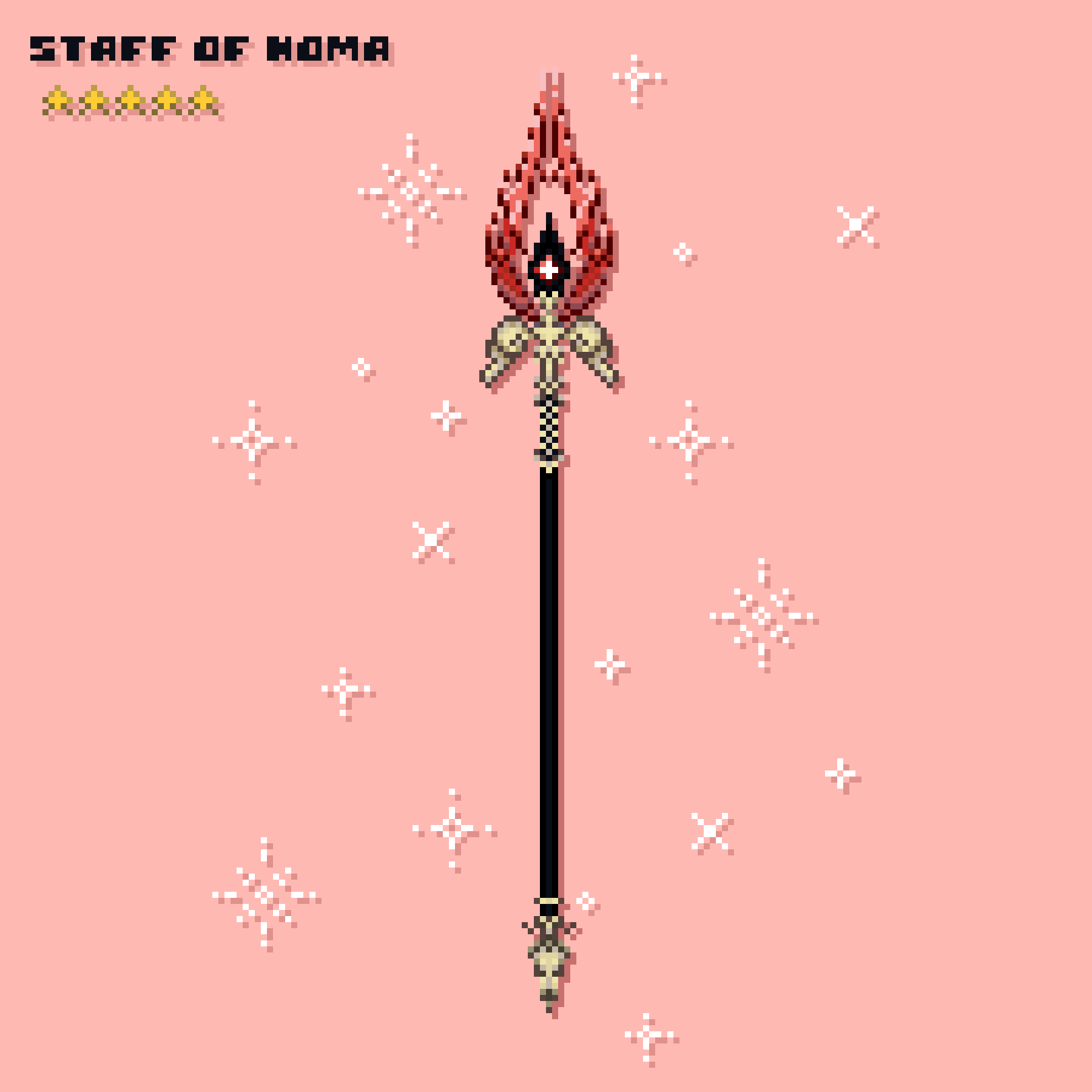 💖 Staff of Homa Pixel Art 💖 Genshin Impact | HoYoLAB