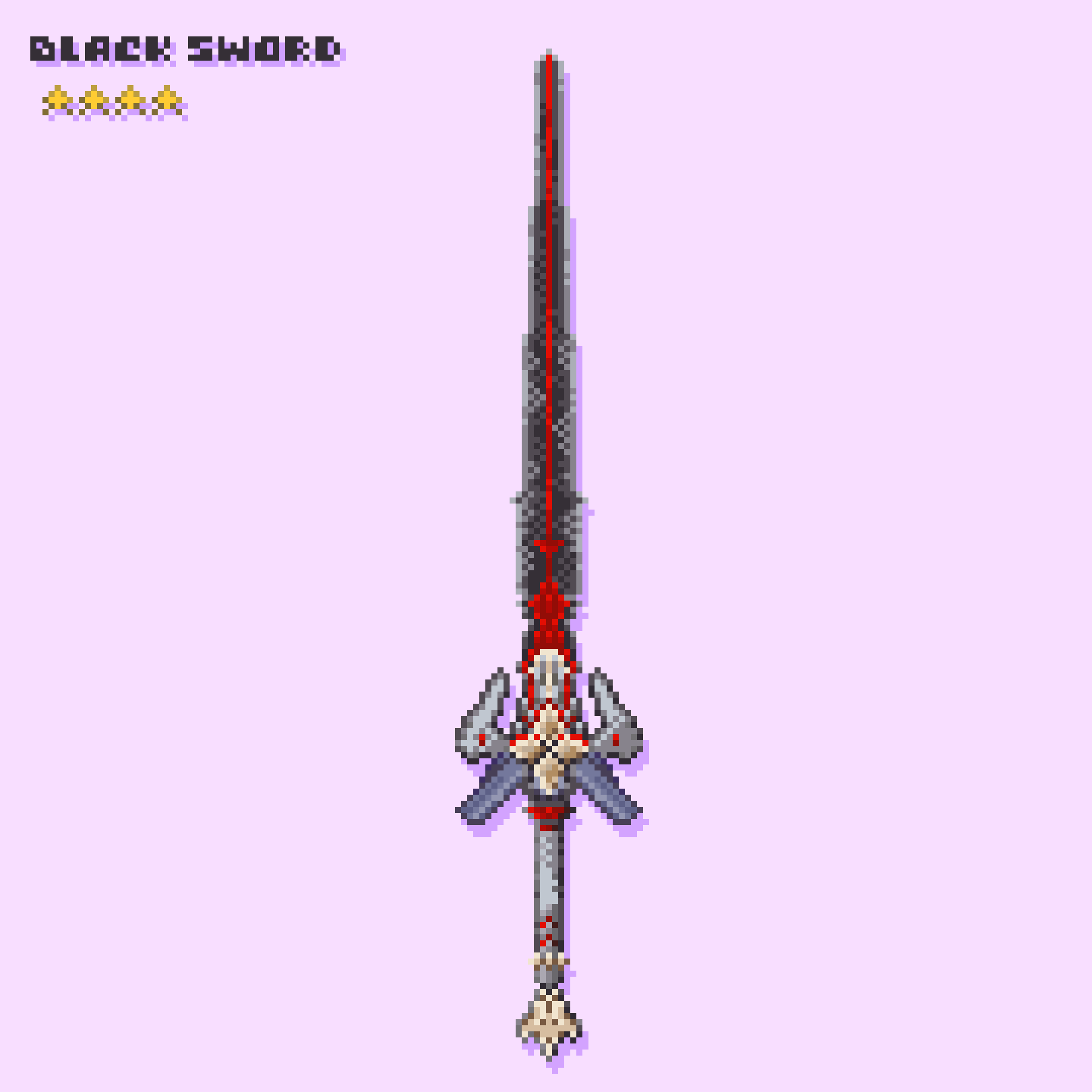 💜 Animated! Black Sword Pixel Art 💜 Genshin Impact | HoYoLAB