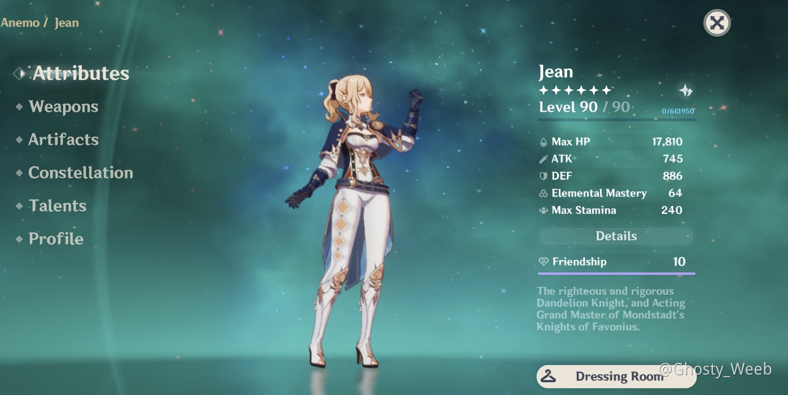 Reworking my Jean Genshin Impact | HoYoLAB