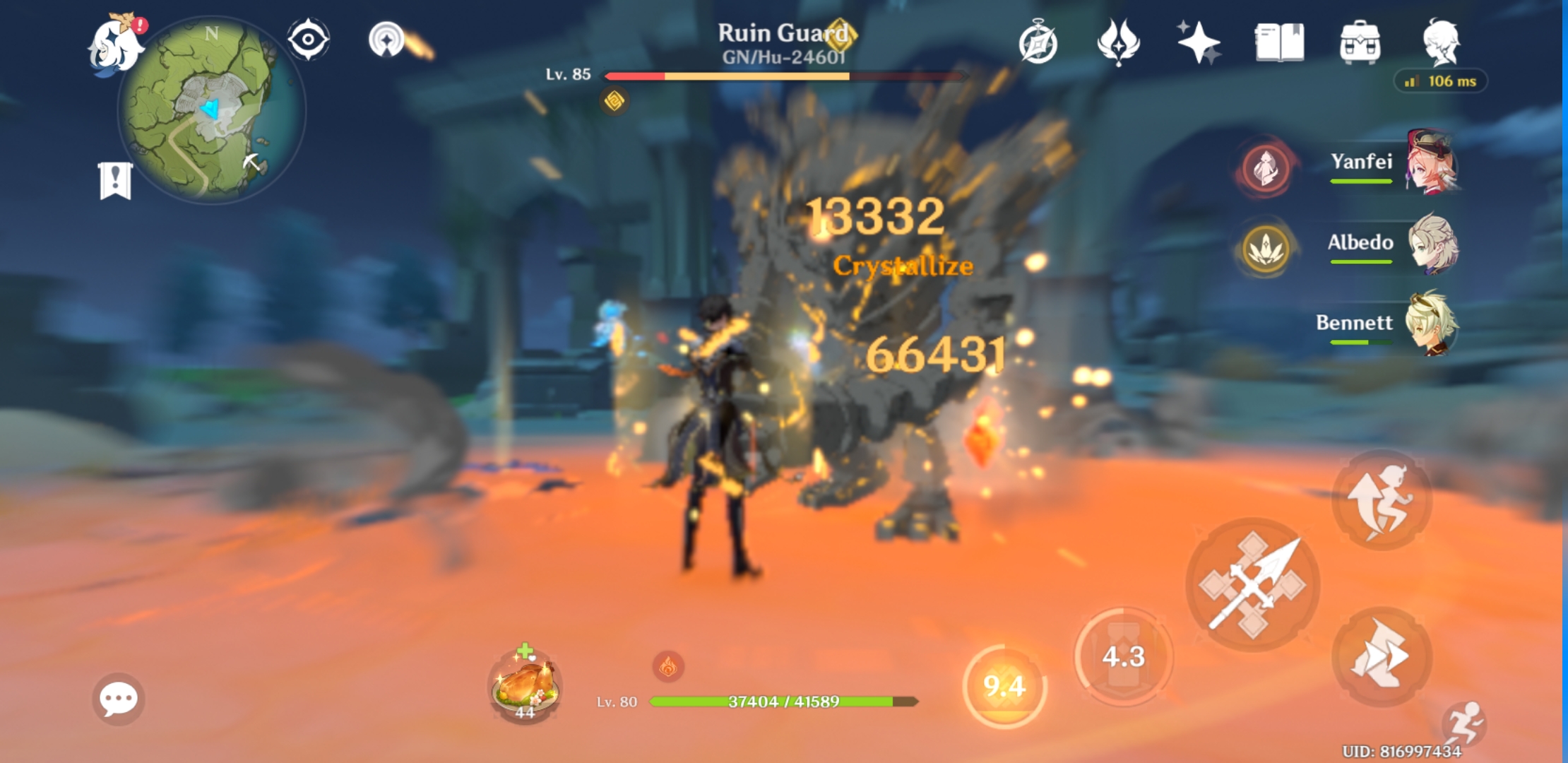 Shielder full hp% john lee can still dealing decent dmg Genshin Impact ...