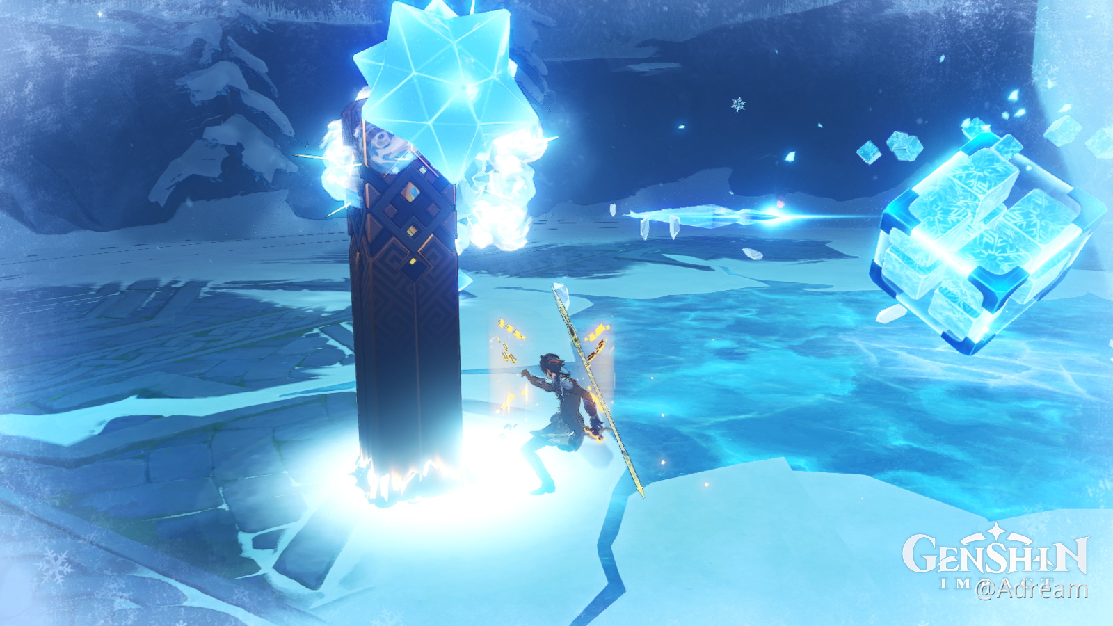 Caption This! "Ice on a stick?" Genshin Impact | HoYoLAB