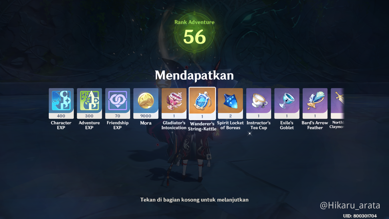 After 5 months finally adventurer rank 56 Genshin Impact | HoYoLAB