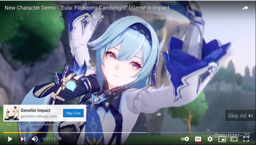 Eula trailer ad Genshin Impact | HoYoLAB