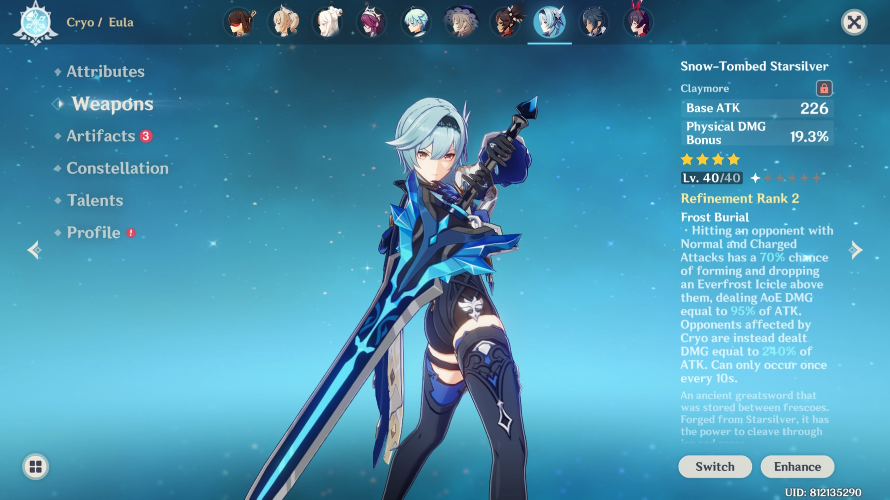 Budget sword for yula, what do you guys think? Genshin Impact | HoYoLAB