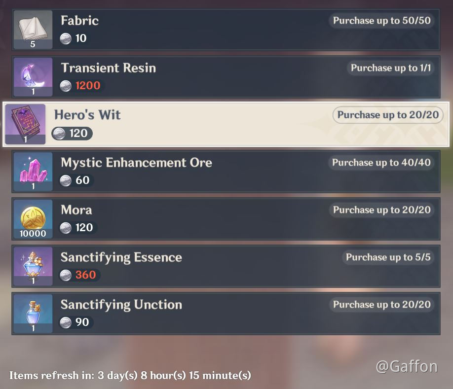 Realm Depot Genshin Impact | HoYoLAB