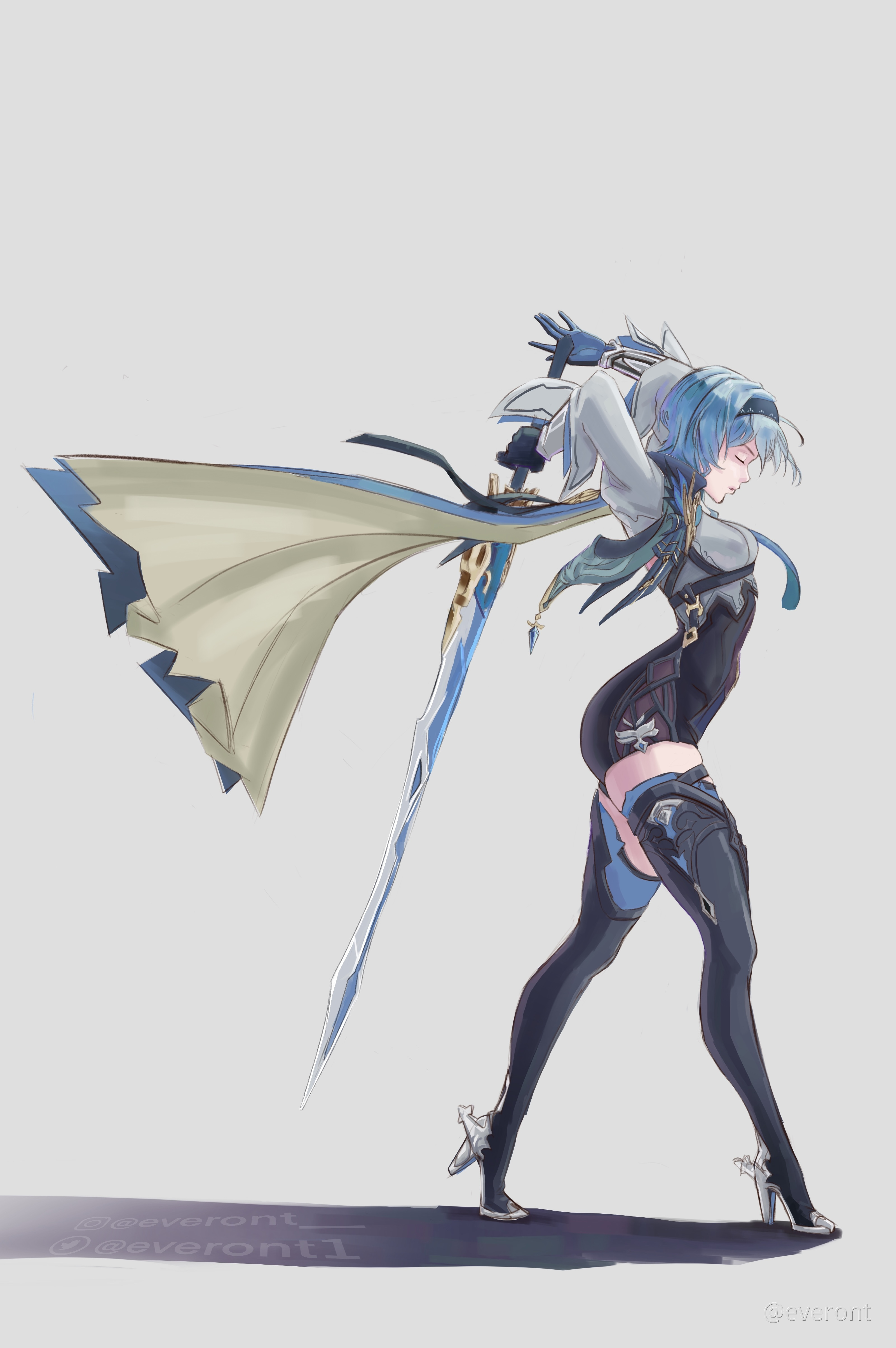 Eula Fanart Genshin Impact | HoYoLAB